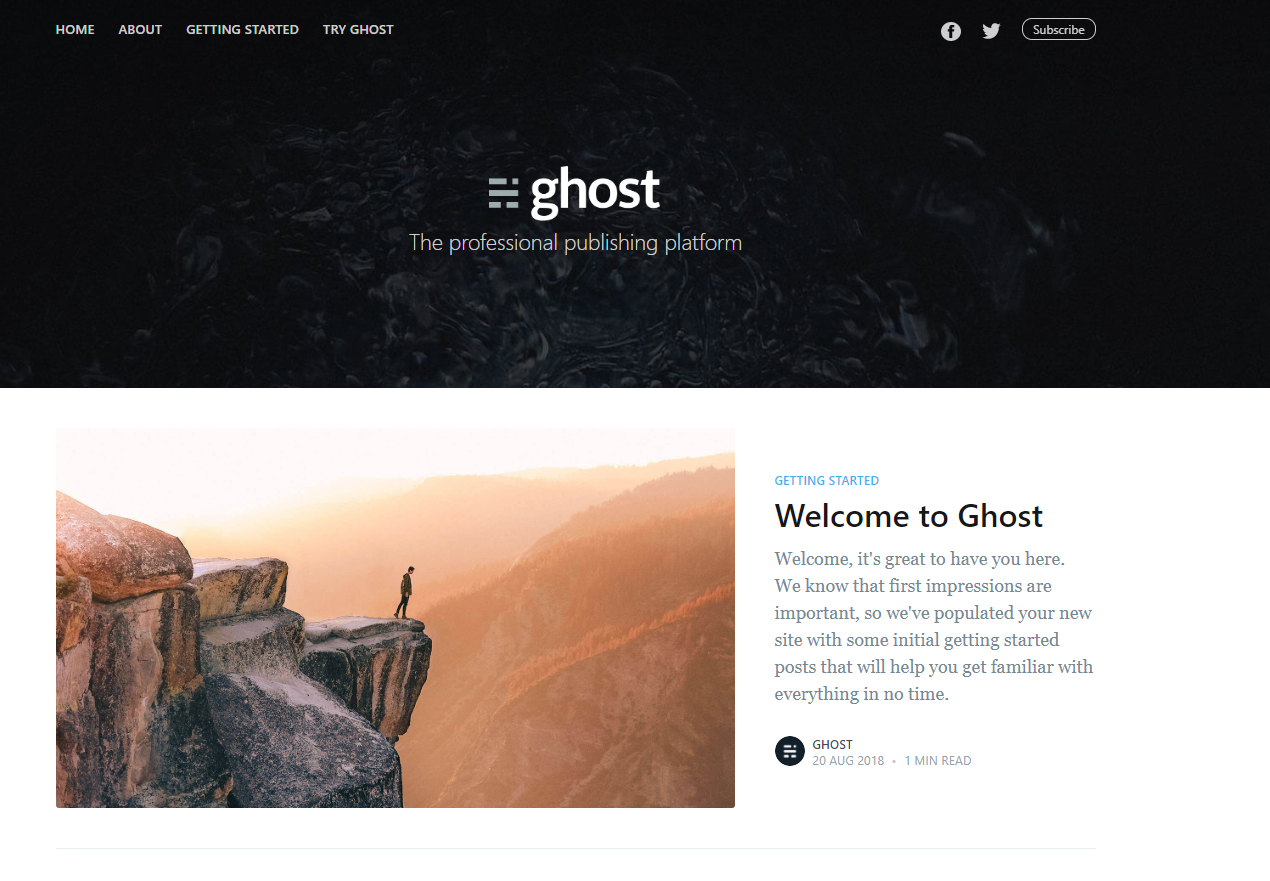 Ghost一个简单干净的博客cms_ghost cms-CSDN博客