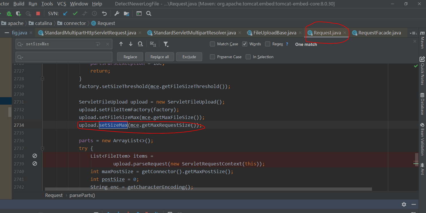 springboot文件上传，文件过大导致异常the request was rejected because its size (170982031) exceeds the ...