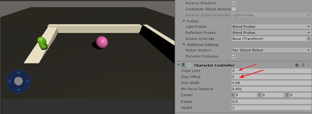 CharacterController爬坡和台阶问题_unity 使用charactercontroller坡度限制45,还是能爬上去-CSDN博客