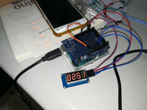 Mixly 数码管时钟 Liangyum的博客 Csdn博客 Mixly四位数码管