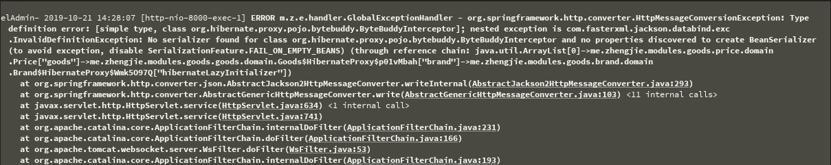 解决报错：nested exception is com.fasterxml.jackson.databind.exc.InvalidDefinitionException:-CSDN博客