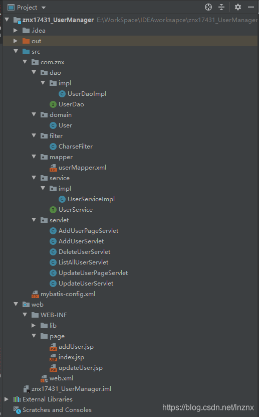 基于idea开发简单的javaee项目 User用户管理系统javaee用户管理系统 Csdn博客