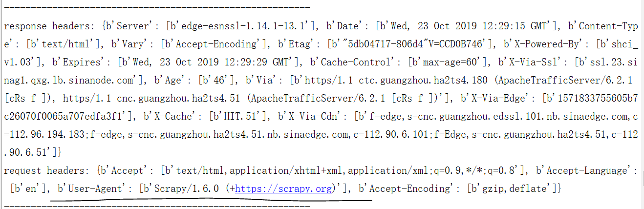 在scrapy里实现自定义请求头的几种方法_scrapy设置请求头-CSDN博客