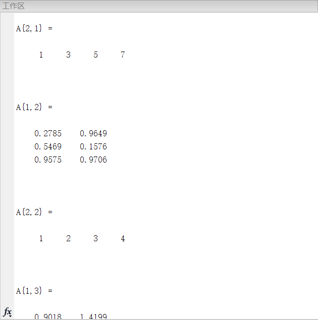 Matlab：单元数组matlab数组cell1x1 Csdn博客 