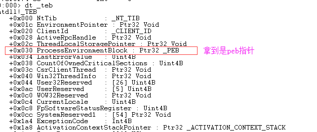 windbg获取TEB（线程环境块）信息_windbg 获取所有线程teb-CSDN博客