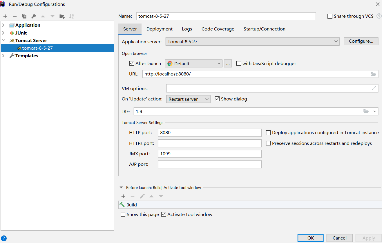 使用idea配置tomcat后访问不了http://localhost:8080/的原因_localhost8080找不到网页-CSDN博客