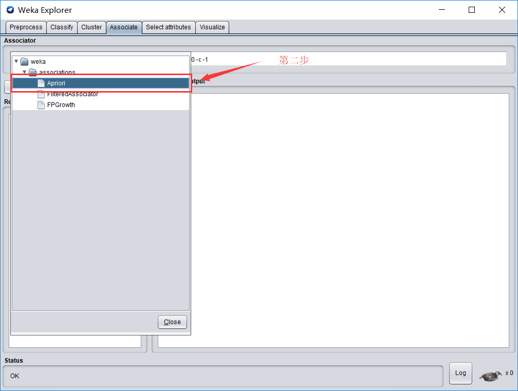 用WEKA软件进行Apriori算法数据挖掘测试最详细清楚解释_apriori算法挖掘结果显示best rules found-CSDN博客