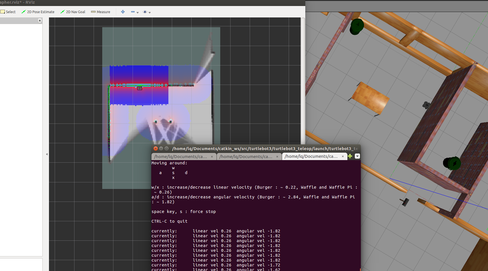 在仿真环境下使用Turtlebot3跑Cartographer算法_cartographer仿真运行-CSDN博客