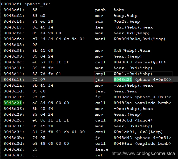 Csapp Lab2 反汇编 二进制炸弹ustca的博客 Csdn博客