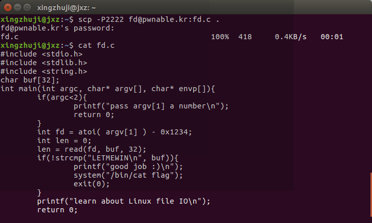 pwn之fd_pwn fd-CSDN博客