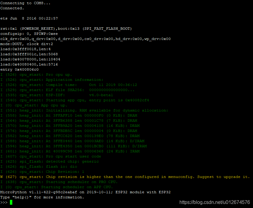 Esp32刷入micropython固件esp32刷micropython固件 Csdn博客