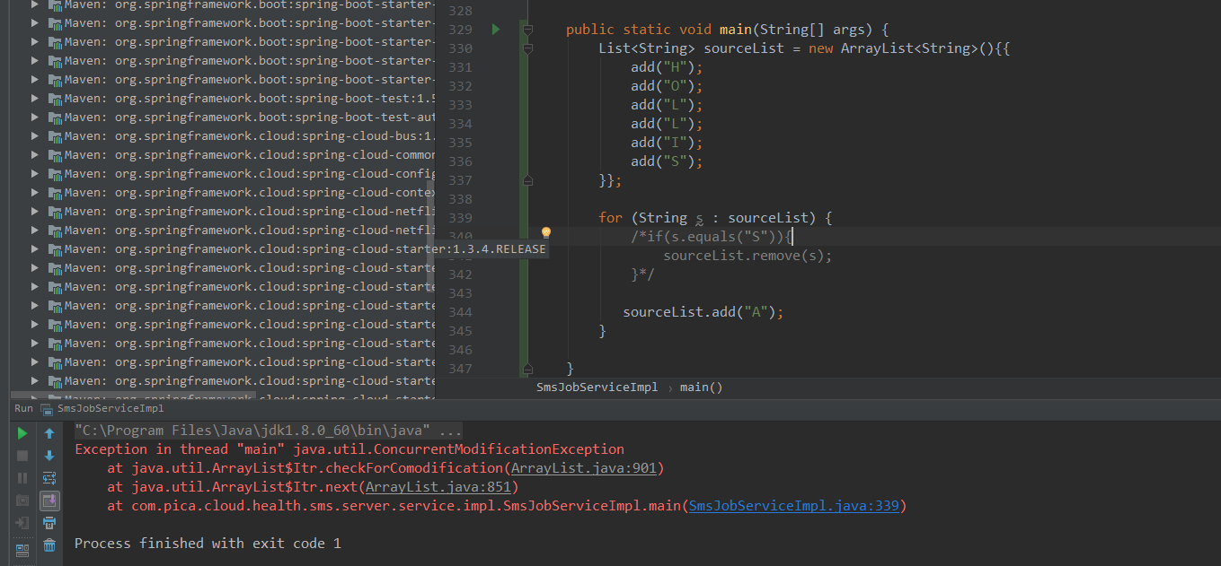 List集合循环remove/add时报错ConcurrentModificationException_list循环 add操作报错-CSDN博客