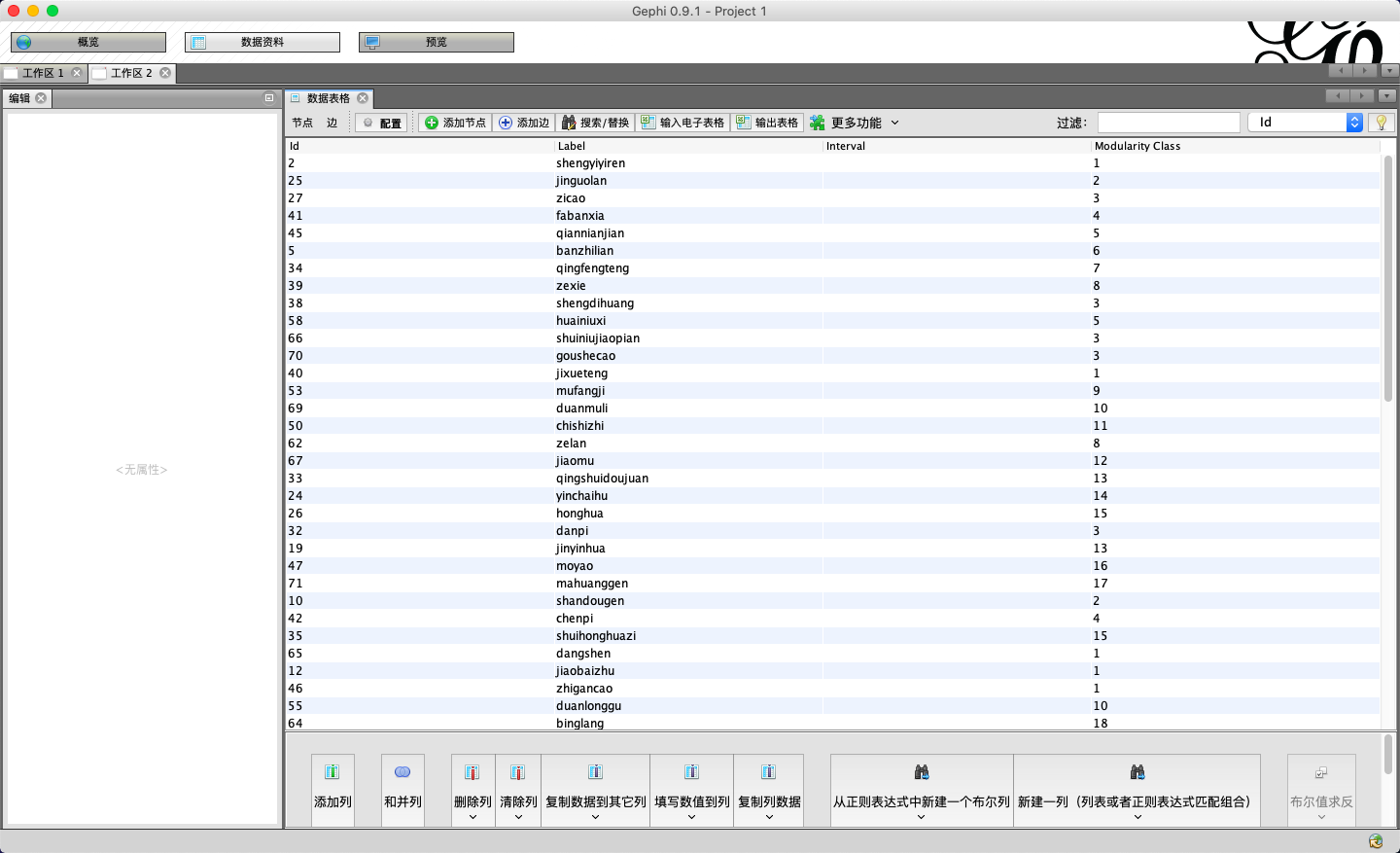 【复杂网络社团发现】Gephi绘制网络图_modularity class-CSDN博客