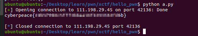 攻防世界pwn新手练习（hello_pwn）_helloexp-CSDN博客