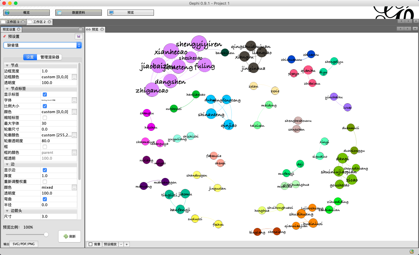 【复杂网络社团发现】Gephi绘制网络图_modularity class-CSDN博客