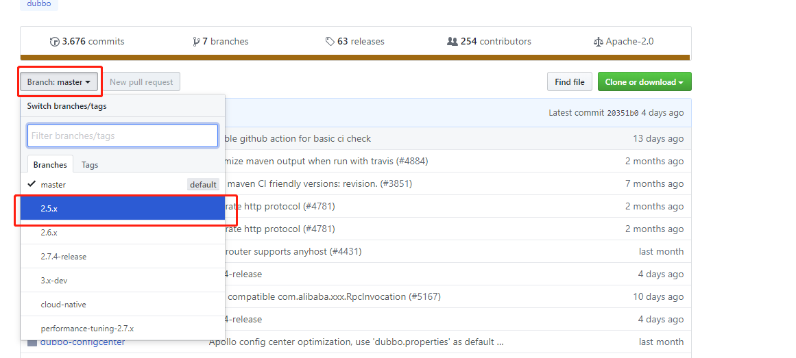 dubbo不同版本的源码下载，以及dubbo-admin等包的下载问题_dubbo官网下载-CSDN博客
