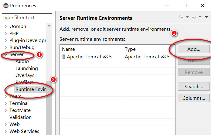 eclipse has no server, configure JDK, tomcat, driver package - Programmer Sought