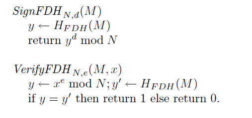 FDH签名方案可证明安全分析_rsafdh-CSDN博客