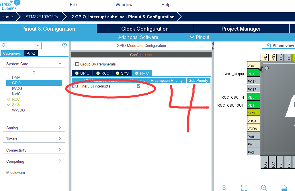 二、stm32CubeMX 外部中断_stm32c8t6 stm32cube 外部中断-CSDN博客