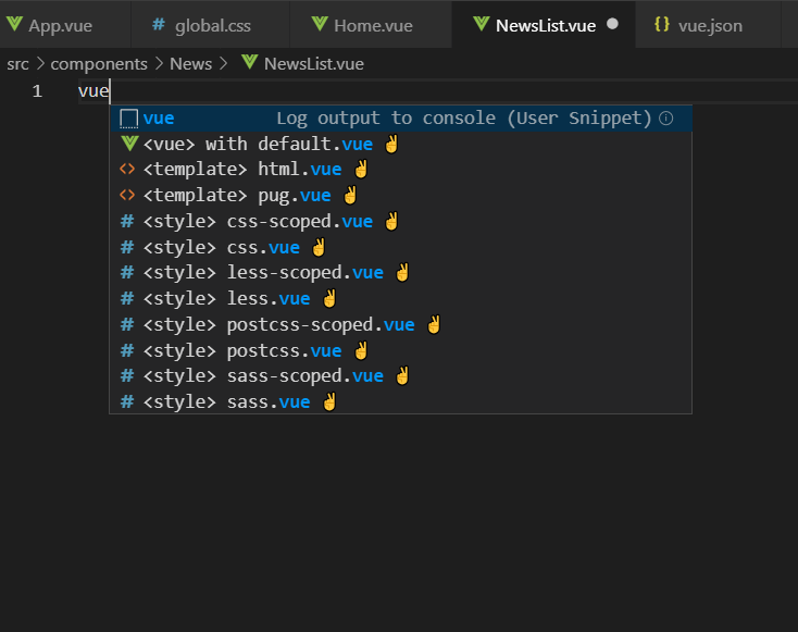 使用vscode如何设置vue模板_vscode vue模板-CSDN博客