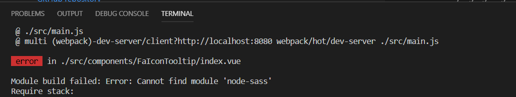 Module Build Failed Error Cannot Find Module ‘node Sass‘ Require