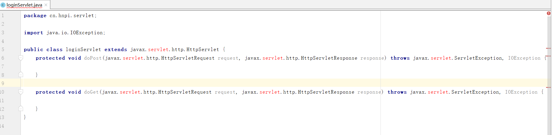 解决idea中servlet报红_idea servletoutputstream 爆红-CSDN博客