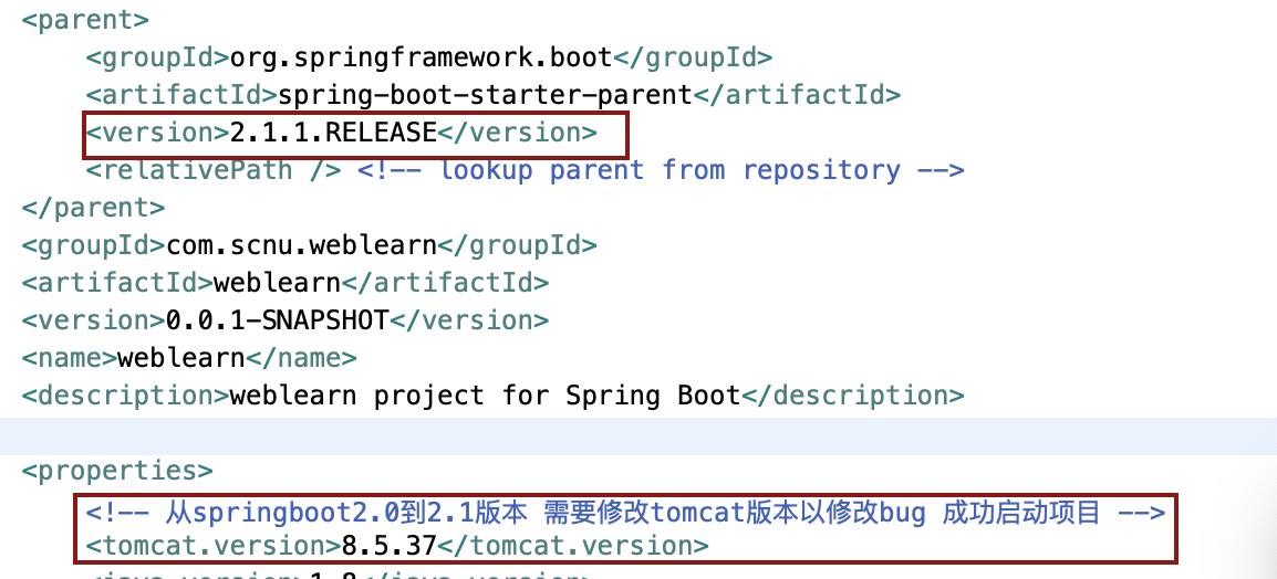 详解springboot 修改内置tomcat版本 Springboot修改tomcat版本 Csdn博客