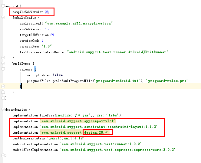 Could not find any version that matches com.android.support:design:29.+.-CSDN博客