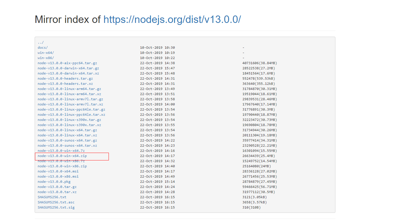 nvm install 报错及解决( Node.js vX 64bit isn't available right now. Could not download node.js v ...