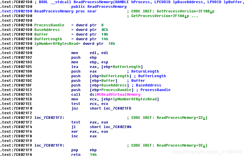 Windows系统调用学习笔记(一)—— Api函数调用过程ntreadvirtualmemory Csdn博客