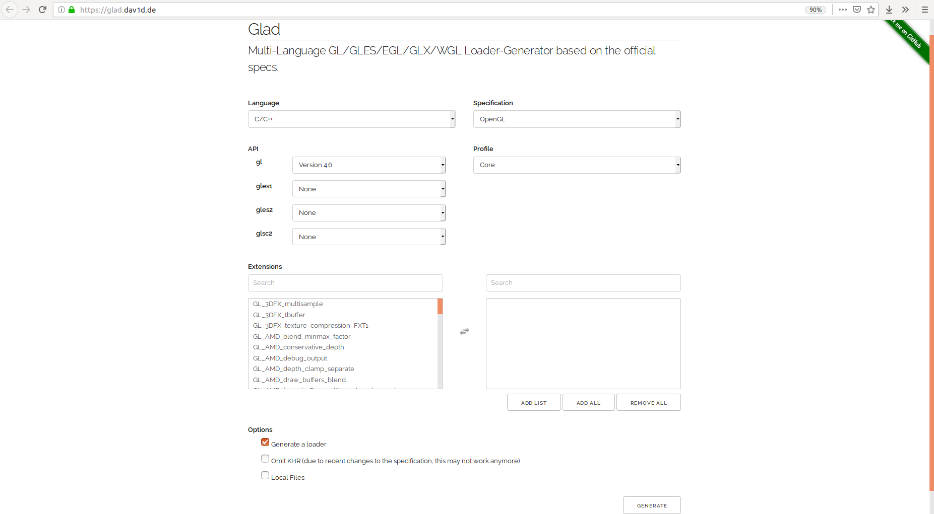 Ubuntu下搭建OpenGL开发环境（GLFW_3.3.1 + GLM_0.9.9 + GLAD）_glxinfo | grep -i opengl-CSDN博客