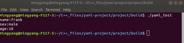 ubuntu下c++对应yaml-cpp的安装与测试_ubuntu18.04安装yaml-cpp-CSDN博客