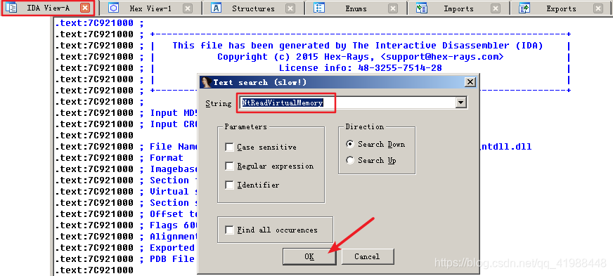 Windows系统调用学习笔记(一)—— Api函数调用过程ntreadvirtualmemory Csdn博客
