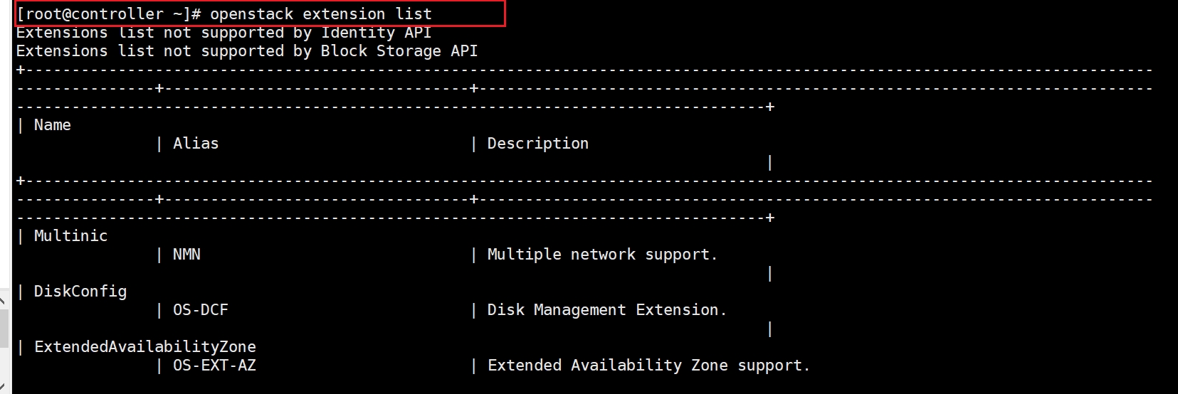 openstack中 Server Error for url: http://controller:9696/v2.0/agents, Internal Server Error ...