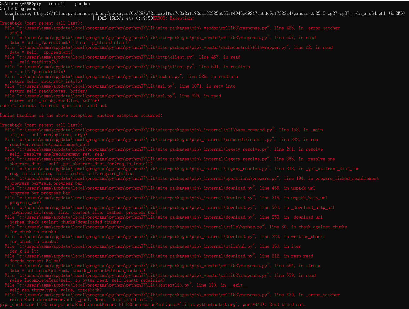 requests.exceptions.ConnectionError: HTTPSConnectionPool(host='github.com', port=443): - 程序员大本营