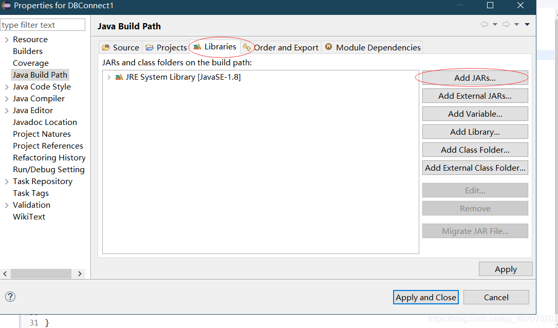Java连接postgresqleclipseeclipse动态web项目添加postgresql驱动 Csdn博客