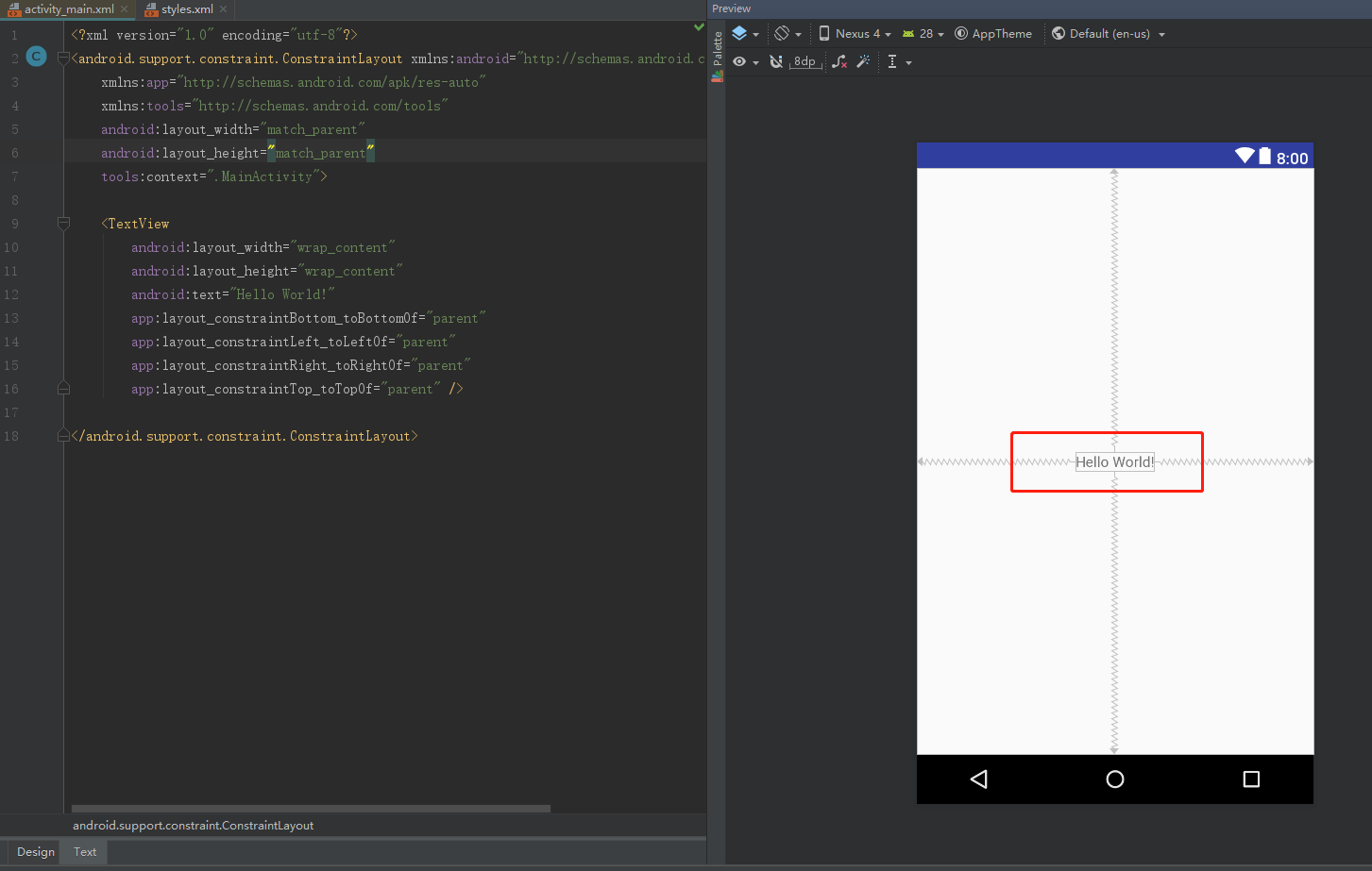Amdroid Studio中activity_main.xml在preview视图不显示内容_main preview不显示-CSDN博客