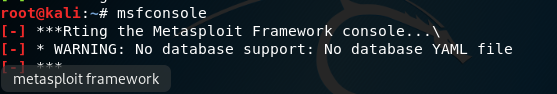 msfconsole 出现Database not connected_msfconsole database not connected-CSDN博客