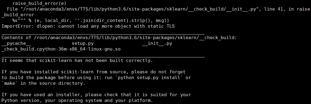 出现scikit Learn 没有正确安装问题scikit Learn 112 Requires Scipy132 Which Is Csdn博客 