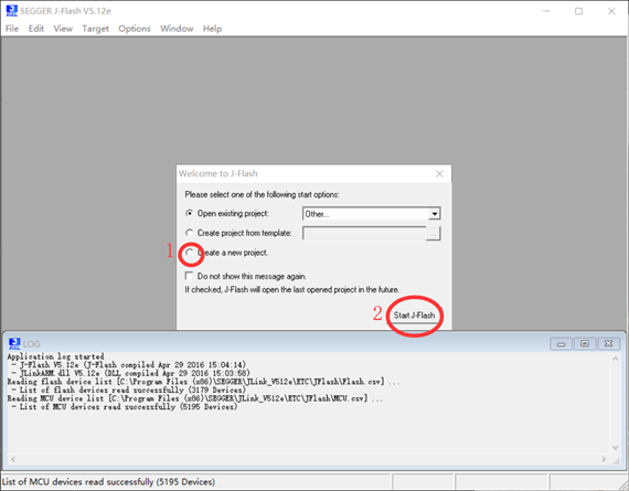 关于使用J-Flash直接烧录bin文件的方法_jflash烧录bin文件-CSDN博客