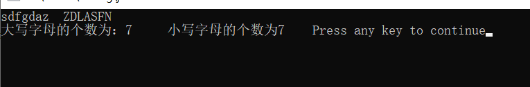 统计一行字符串中大小写字母各出现的次数c语言详解统计各大写字母的个数描述输入一行字符统计其中各个大写字母出现的次数。输 Csdn博客