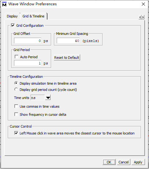 Modelsim SE Part 5: Change the scale of the waveform window ...