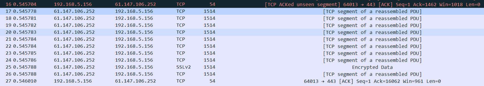 wireshark 抓包分析常见的提示含义_tcp dup ack 原因-CSDN博客
