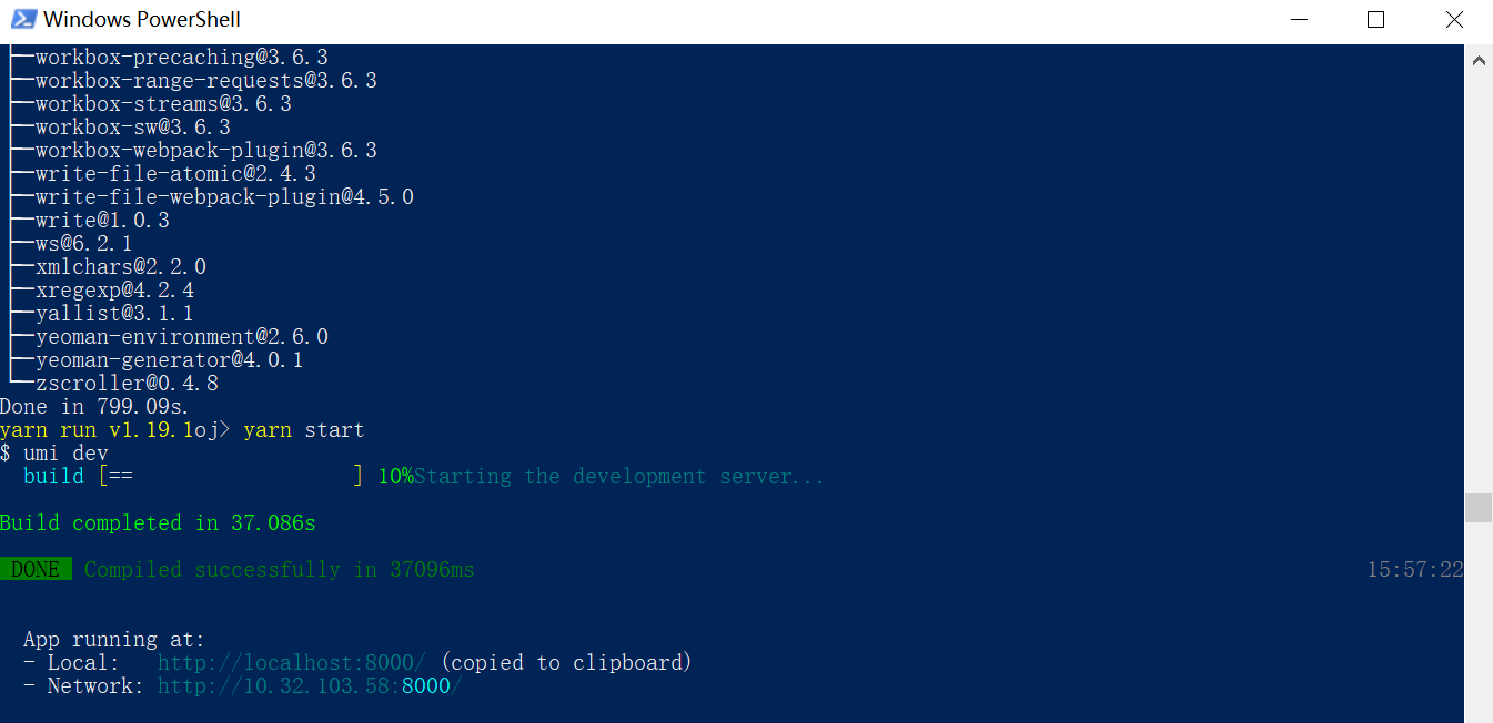搭建umi框架时出现Error: Error: Plugin umi-plugin-react can't be resolved-CSDN博客