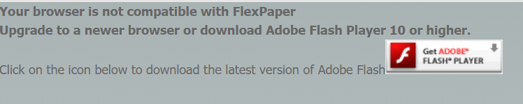 Google Chrome Your browser is not compatible with FlexPaper问题解决_your browser is not compatible ...