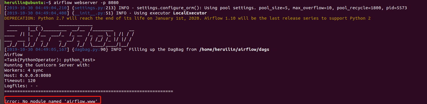 解决airflow 的问题Error: No module named 'airflow'_no module named 'airflow.providers.celery-CSDN博客