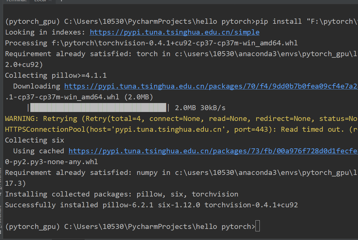 安装pytorch步骤_请牢记py-CSDN博客