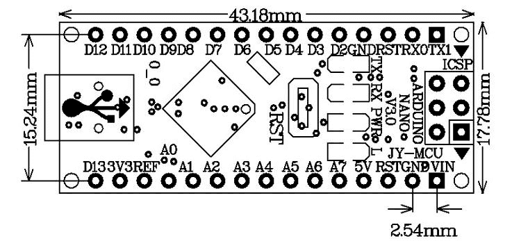 Arduino Nano 引脚分配图及定义详解_arduino nano引脚图-CSDN博客