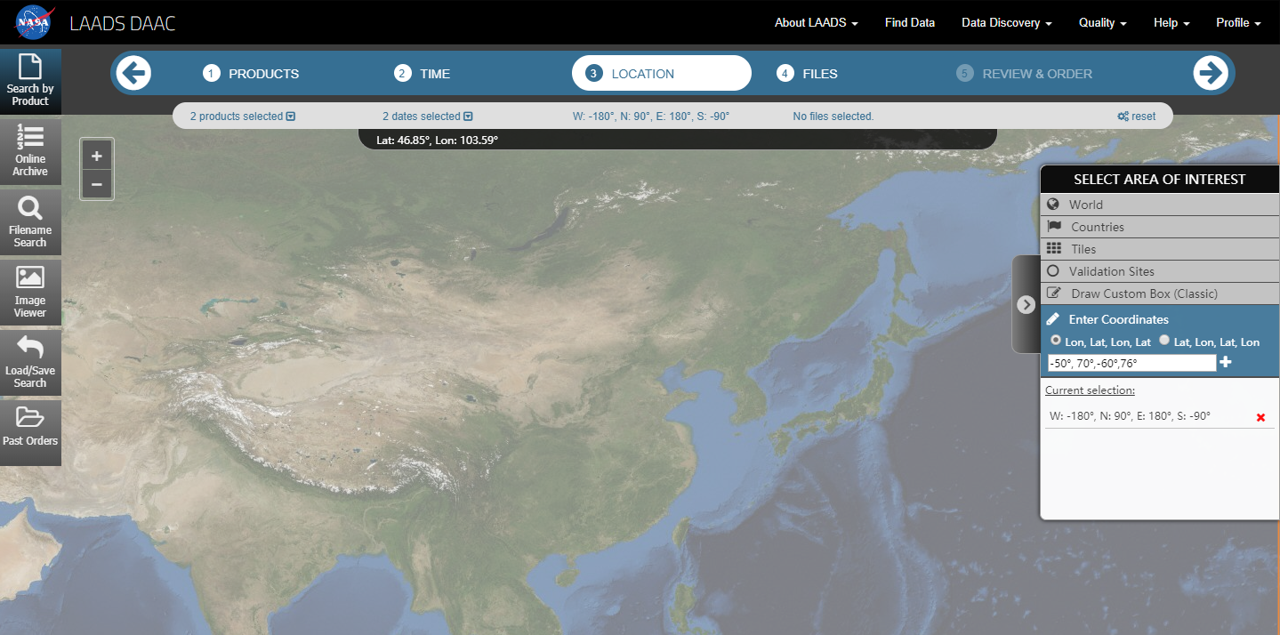 MODIS反射率产品MOD09GA、MYD09GA的下载与使用-CSDN博客