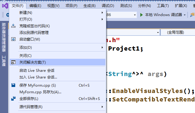 VS2017如何创建C ++ CLR Windows窗体应用程序？_visualc++2017的windows窗体-CSDN博客